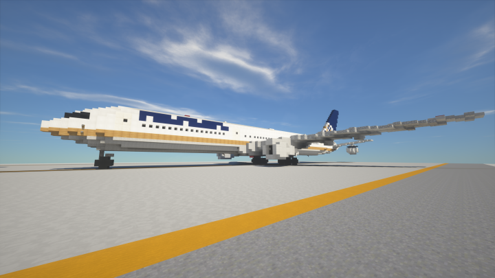 Avteam Boeing 767-400ER Minecraft Map