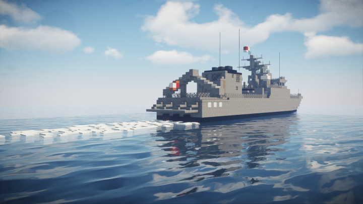JMSDF Hayabusa class Patrol Boat Minecraft Map