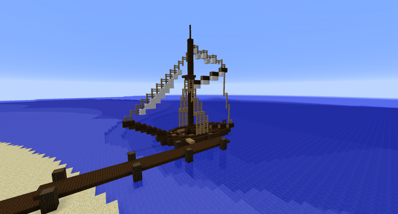Small Sailboat Minecraft Map