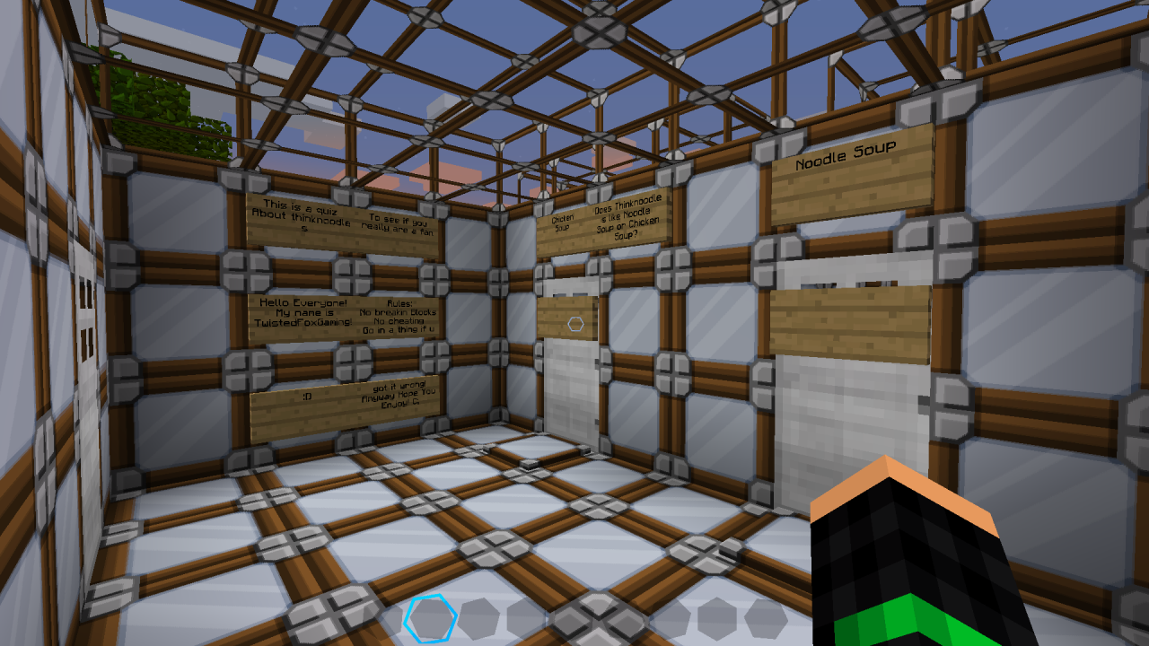 Thinknoodles Quiz! Minecraft Map