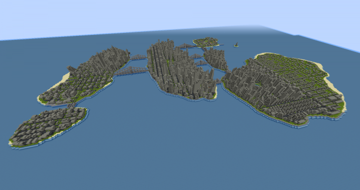 Miniature Island City Minecraft Map