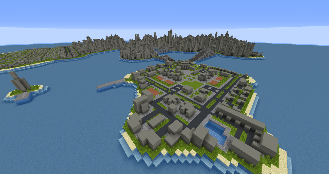 Miniature Island City Minecraft Map
