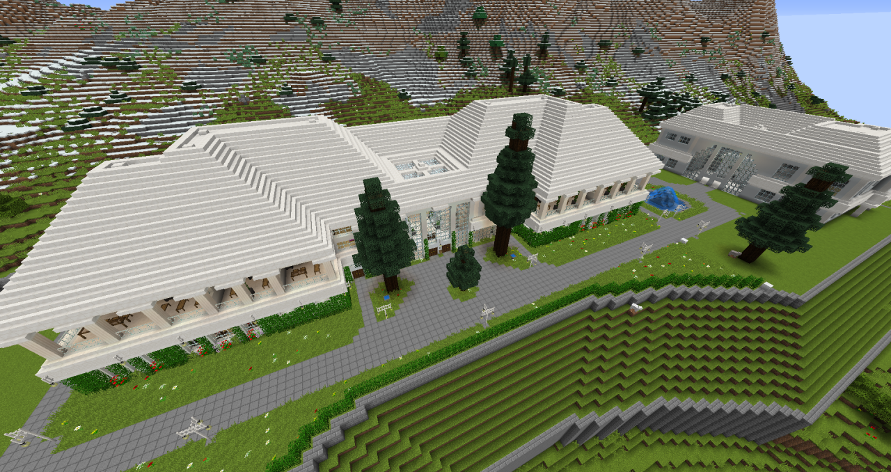 Aquafina Mansion Minecraft Map