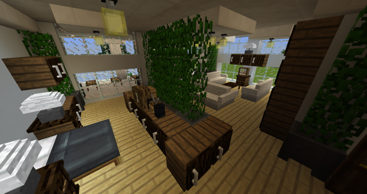 Aquafina Mansion Minecraft Map