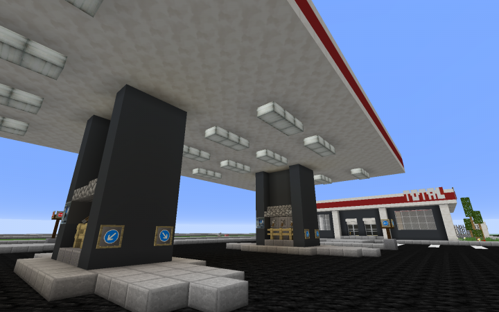 [Modern] Fuel Station / Gas Station Minecraft Map