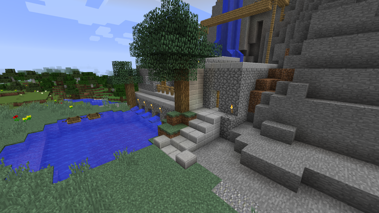 Minecraft - Simple Mountain House (Survival) Minecraft Map