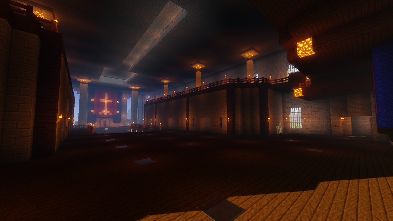 Medieval Castle and Roof Garden Minecraft Map