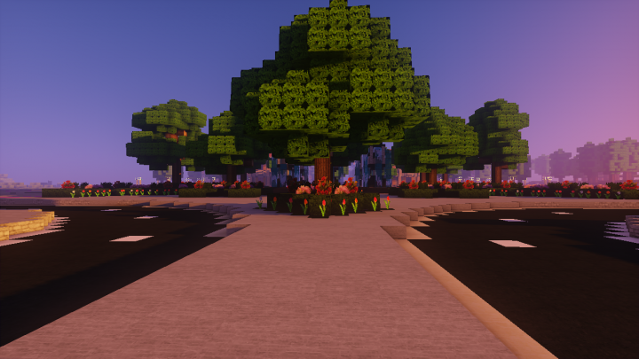 Archicube Town Hall Square Minecraft Map