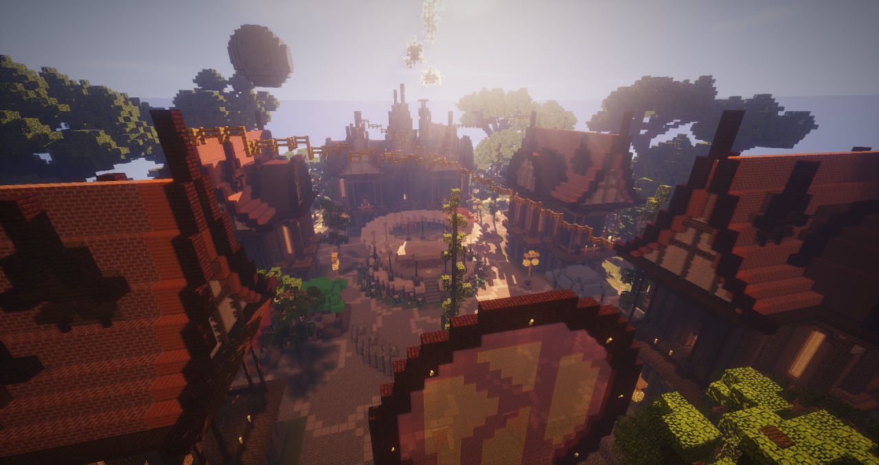 "Minecraft Evi" Hub Minecraft Map