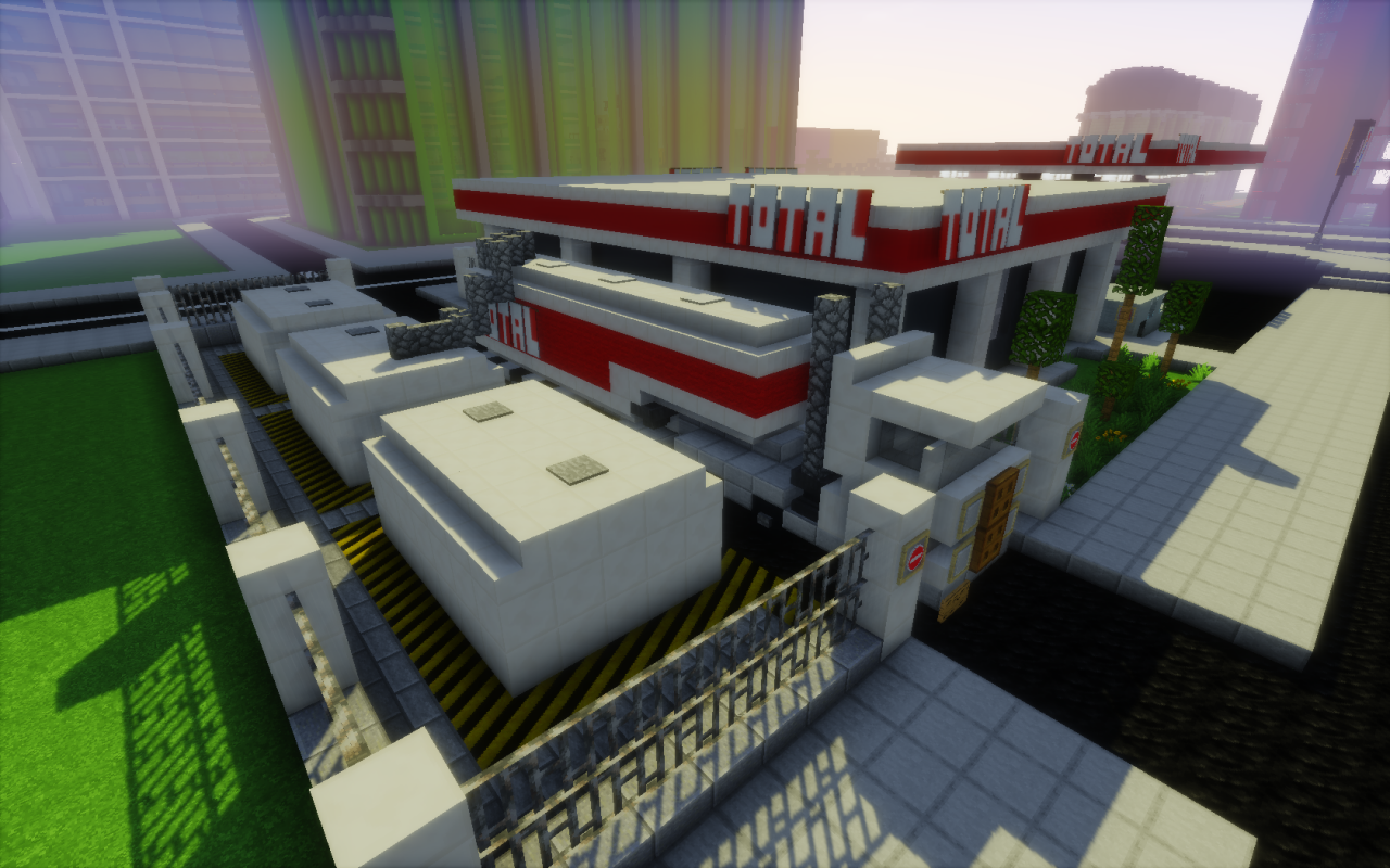 [Modern] Fuel Station / Gas Station Minecraft Map