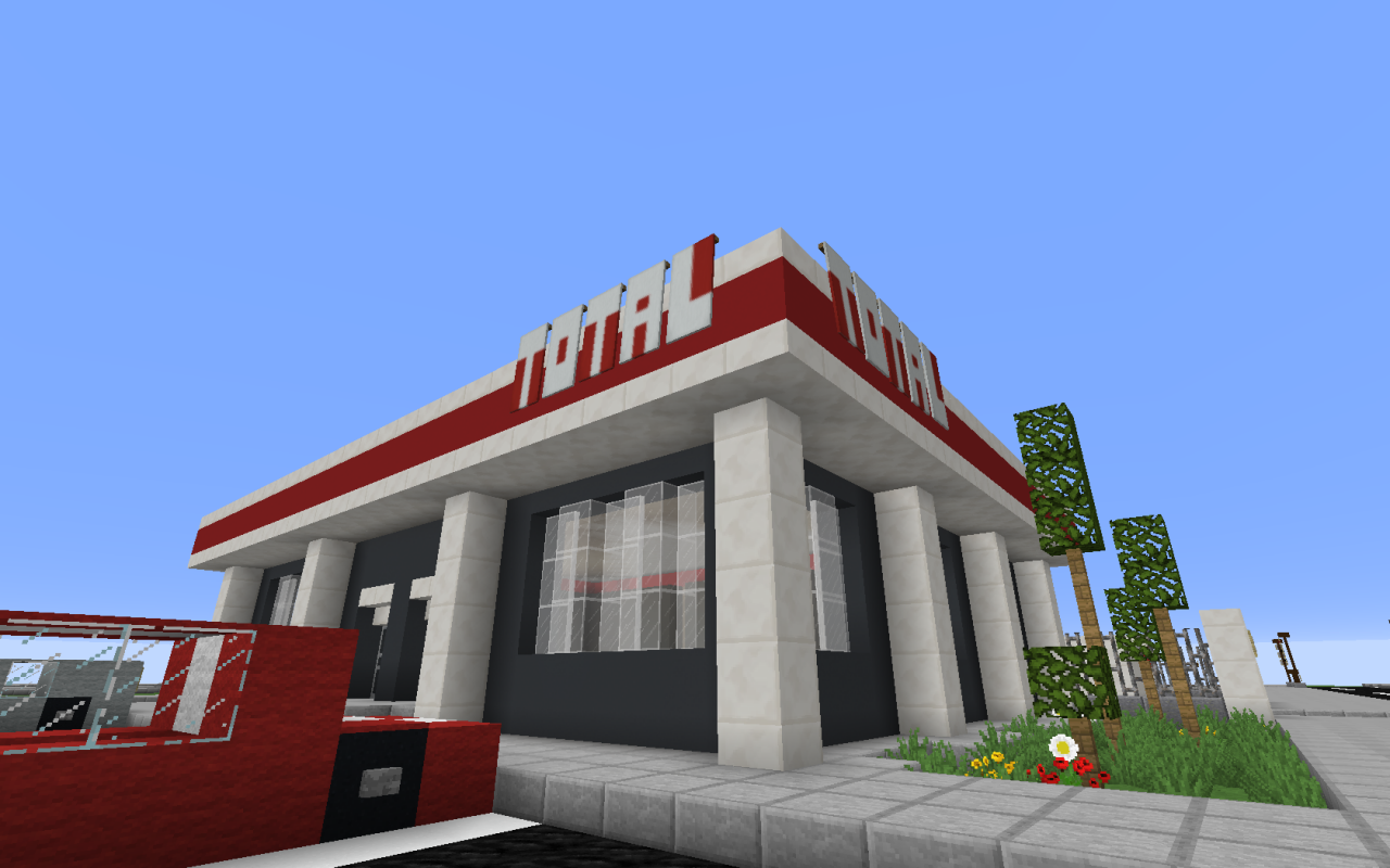 [Modern] Fuel Station / Gas Station Minecraft Map