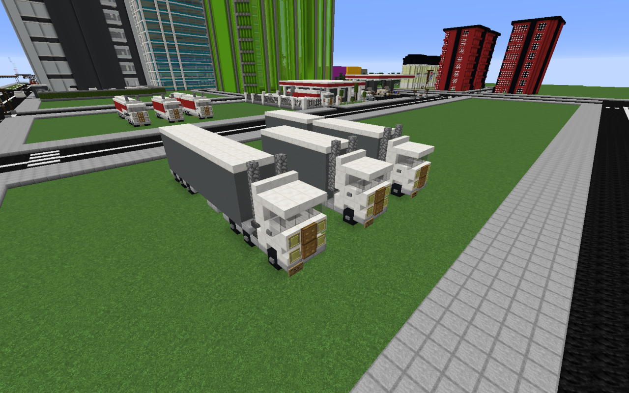 Customisable Truck Pack Minecraft Map