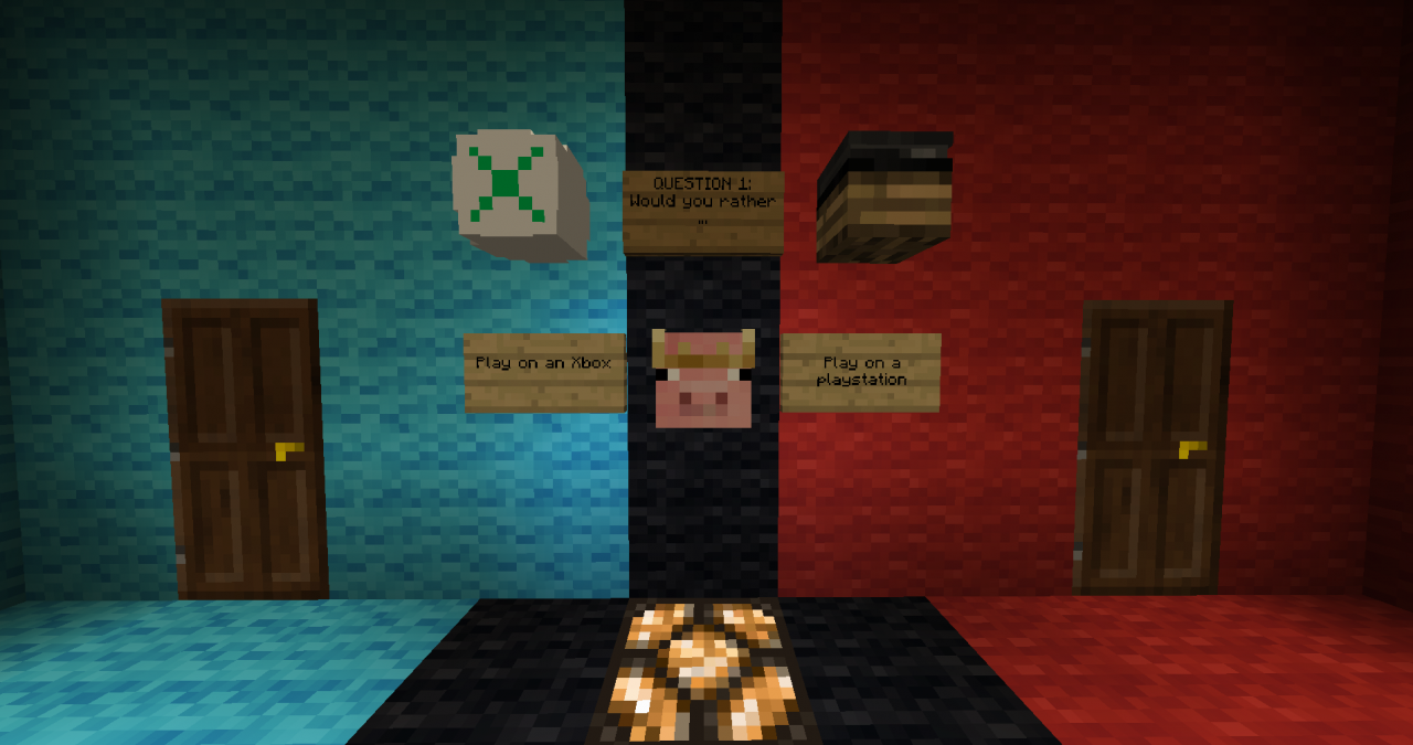 WOULD YOU RATHER 1 Minecraft Map