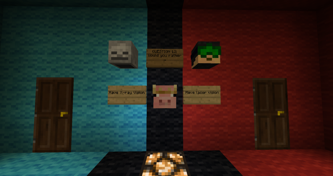 WOULD YOU RATHER 1 Minecraft Map