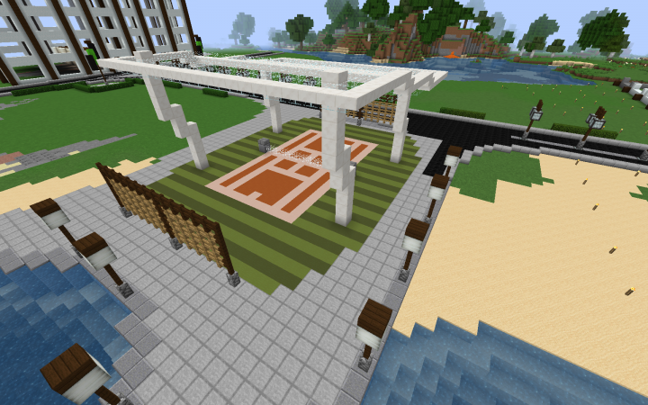 Tennis Field Minecraft Map