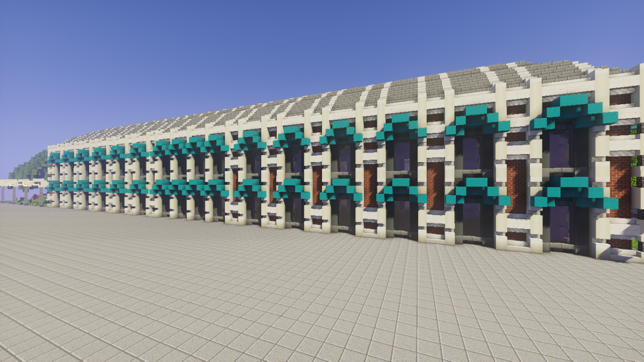 RAILWAY STATION Minecraft Map