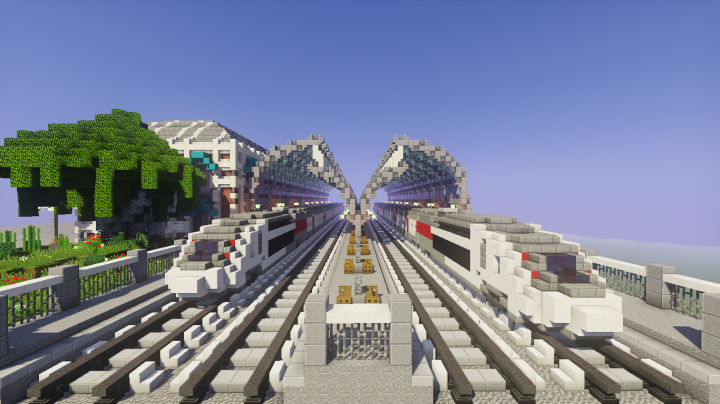 RAILWAY STATION Minecraft Map