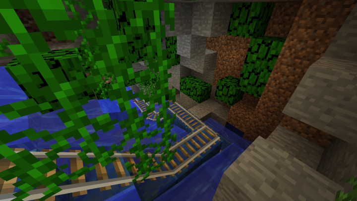 Jungle Rush Roller Coaster Minecraft Map
