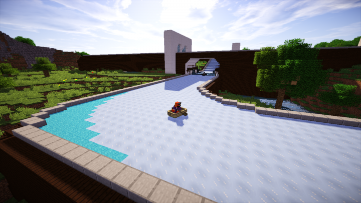 Ice Boat Racers : Dizzy Cup Minecraft Map