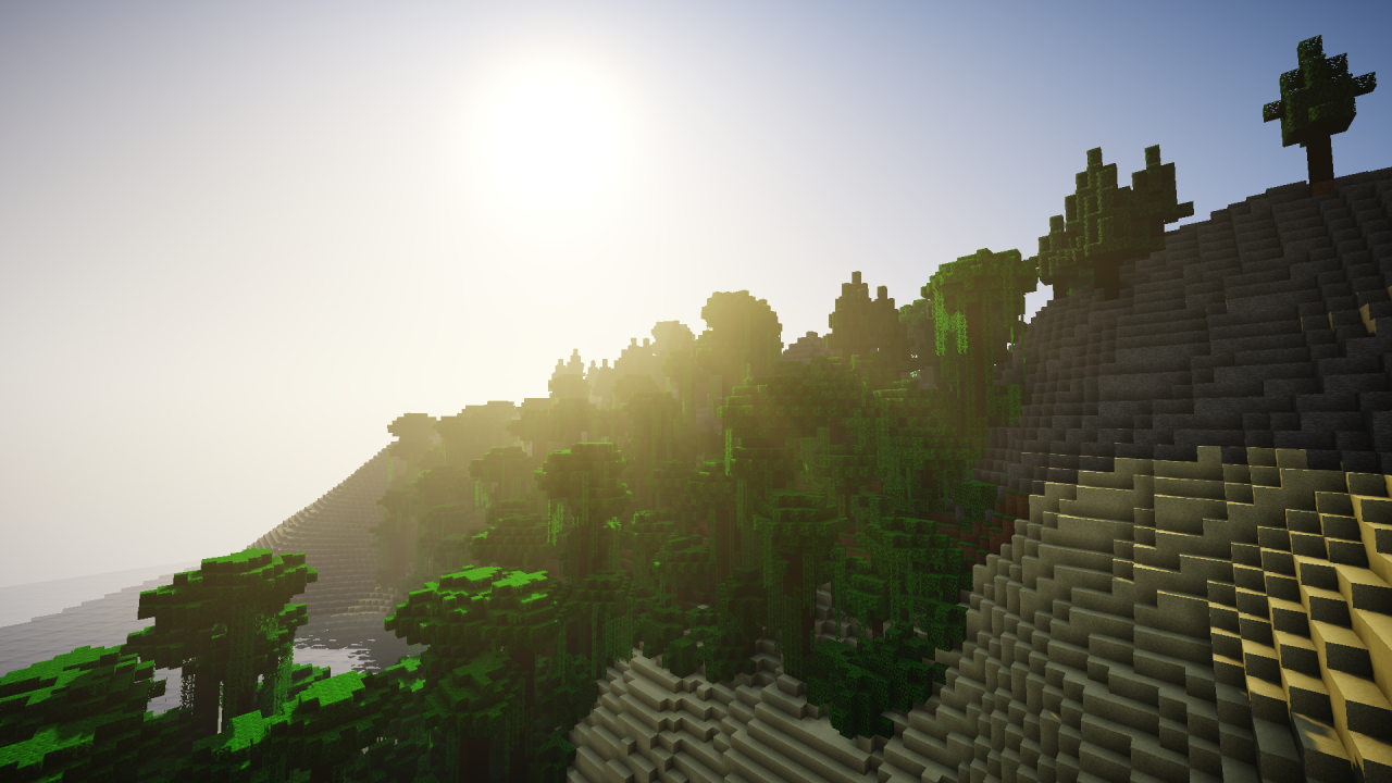 Island Sea w/Volcano Minecraft Map