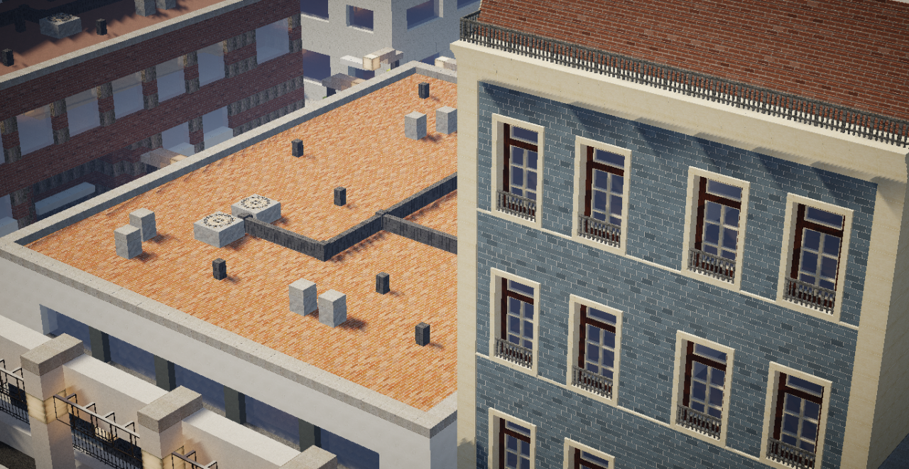 Lisbon Old Town - Residential Building Minecraft Map
