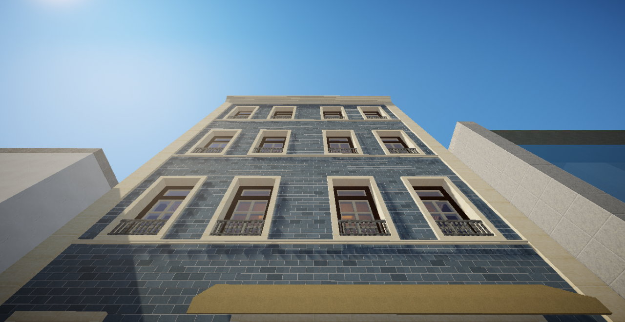Lisbon Old Town - Residential Building Minecraft Map