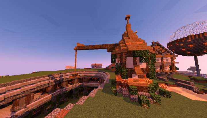 Small simple medieval crane Minecraft Map