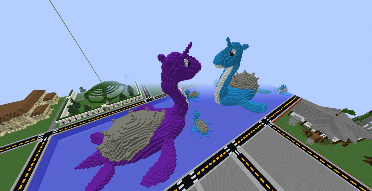 Lapras Statue Minecraft Map