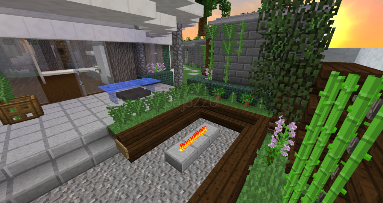 Circular Modern House Minecraft Map