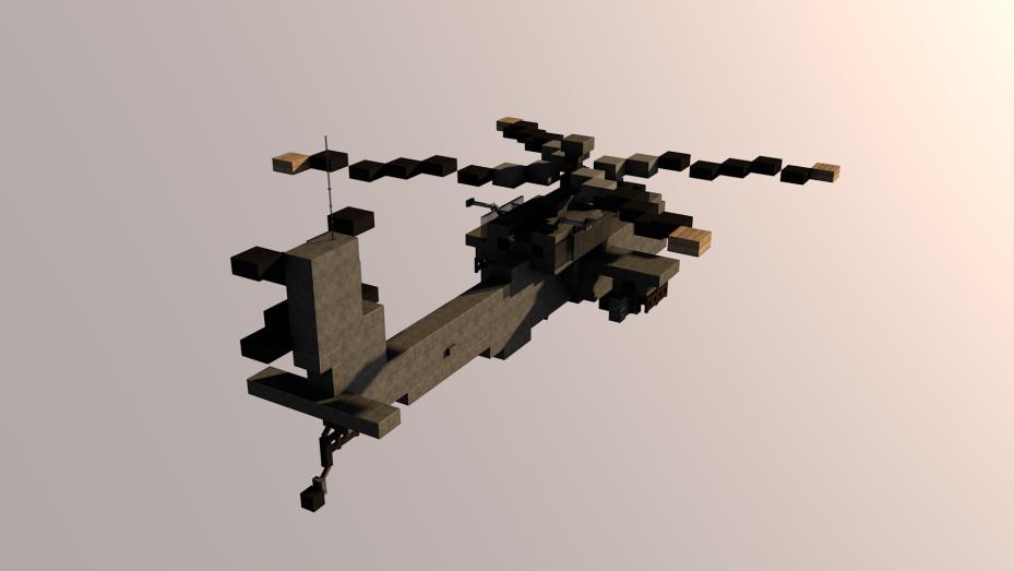 Boeing AH-64 Apache U.S. ARMY 1,5:1 DOWNLOAD Minecraft Map
