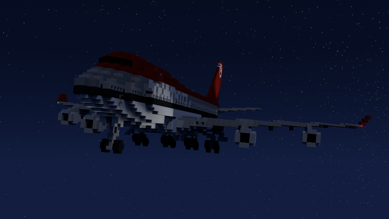 Avteam Boeing 747-400 Minecraft Map