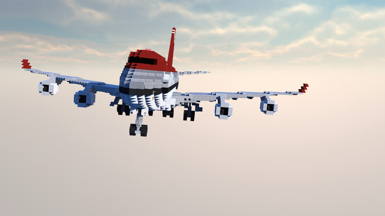 Avteam Boeing 747-400 Minecraft Map
