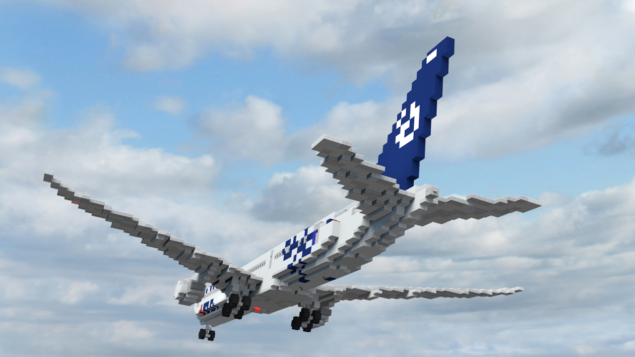 Avteam Boeing 767-400ER Minecraft Map