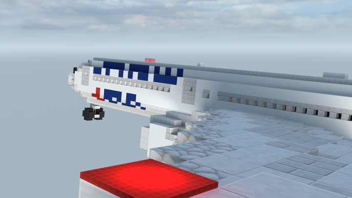 Avteam Boeing 767-400ER Minecraft Map