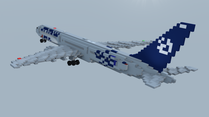 Avteam Boeing 767-400ER Minecraft Map