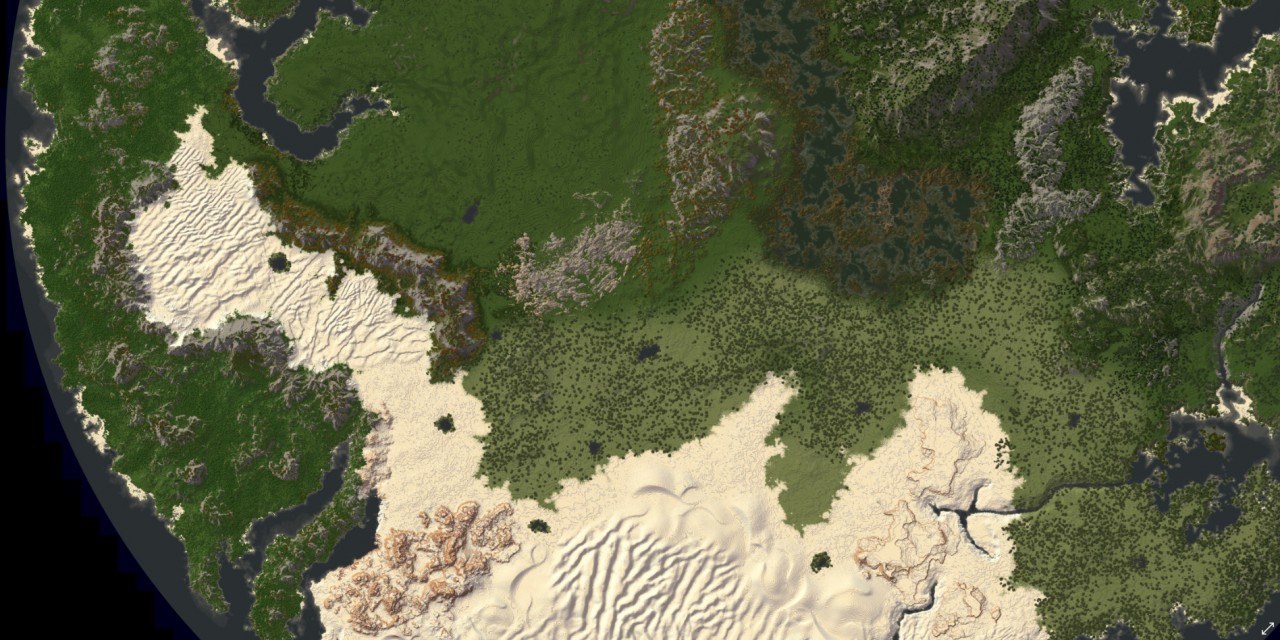 World of the Round Kingdom of Kings Minecraft Map