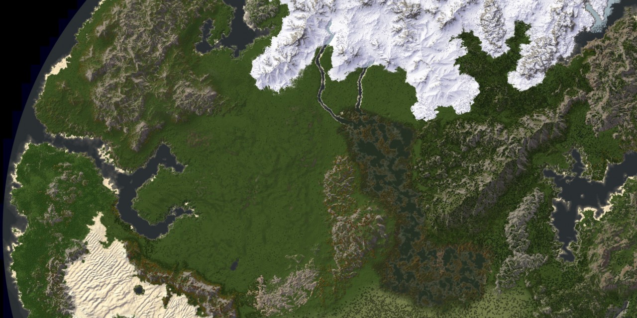 World of the Round Kingdom of Kings Minecraft Map