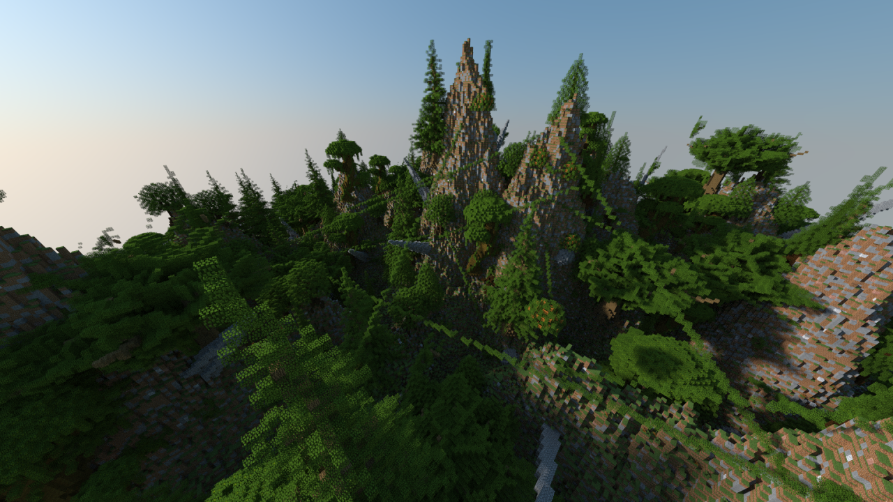 Forsaken Lands Mountains/Hills | Small Terrain Minecraft Map