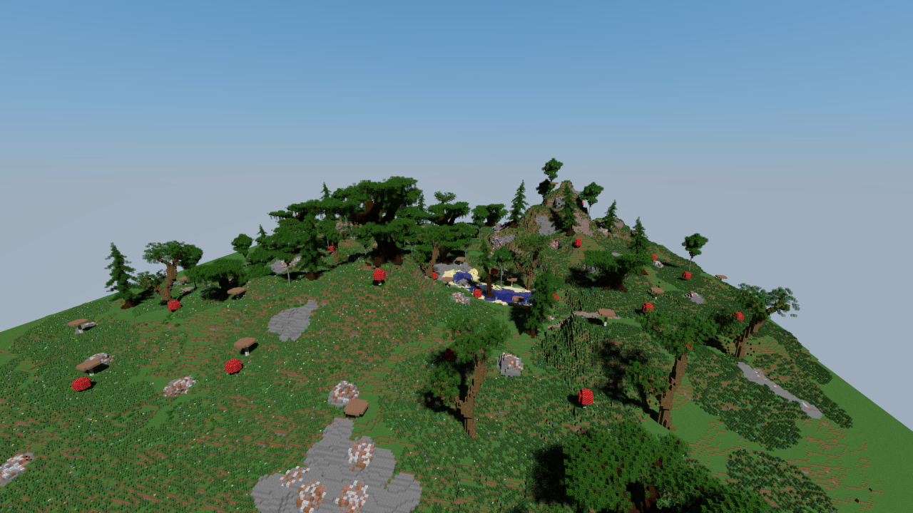 Costum Terrain #1 Free download Minecraft Map