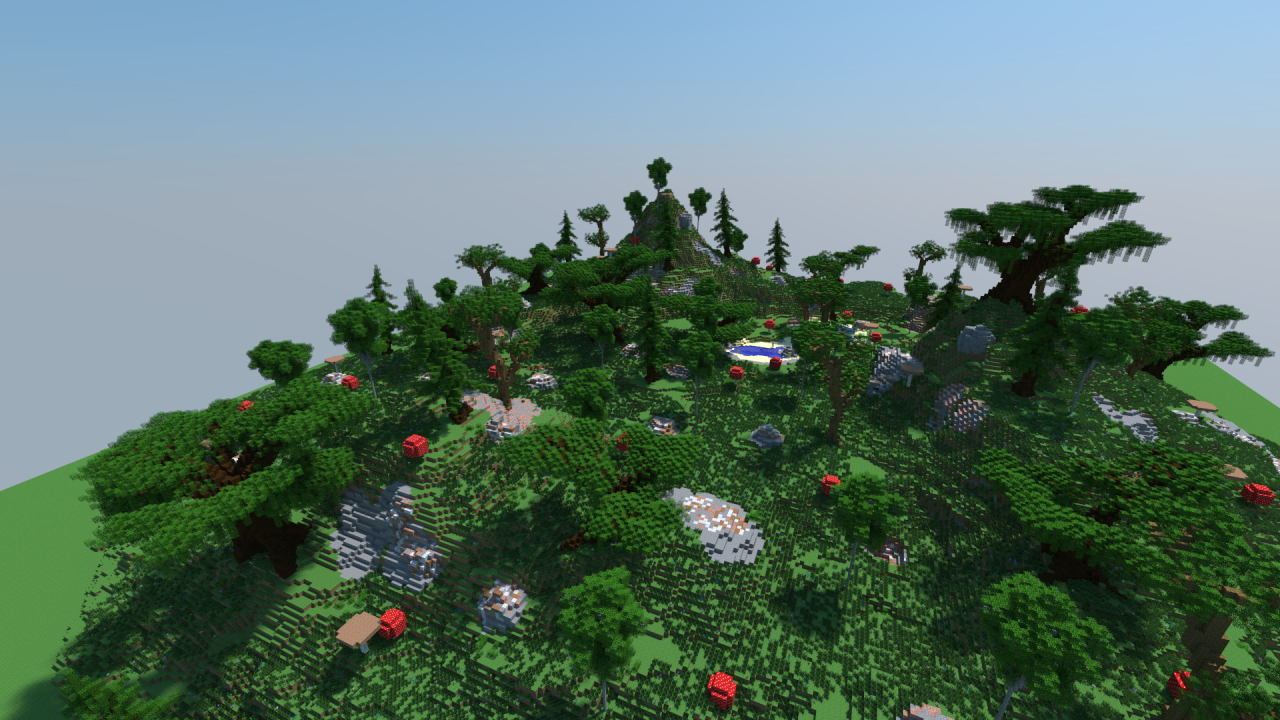 Costum Terrain #1 Free download Minecraft Map