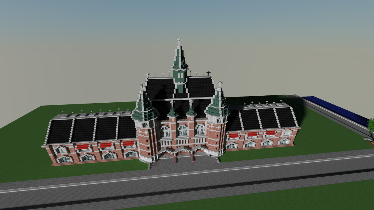 Train Station Lübeck Germany Minecraft Map