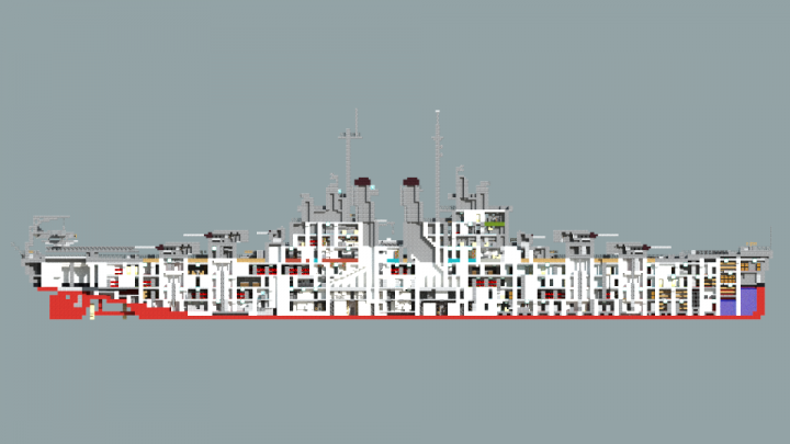 Cleveland-class Cruiser Minecraft Map