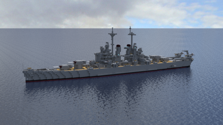Cleveland-class Cruiser Minecraft Map