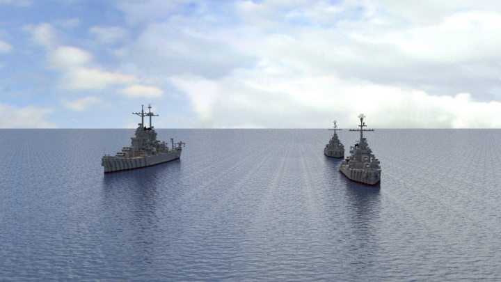 Cleveland-class Cruiser Minecraft Map