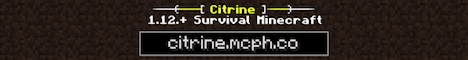 Citrine 1.12.+ Minecraft Server