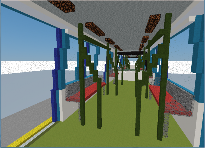 Gatwick shuttle train Minecraft Map