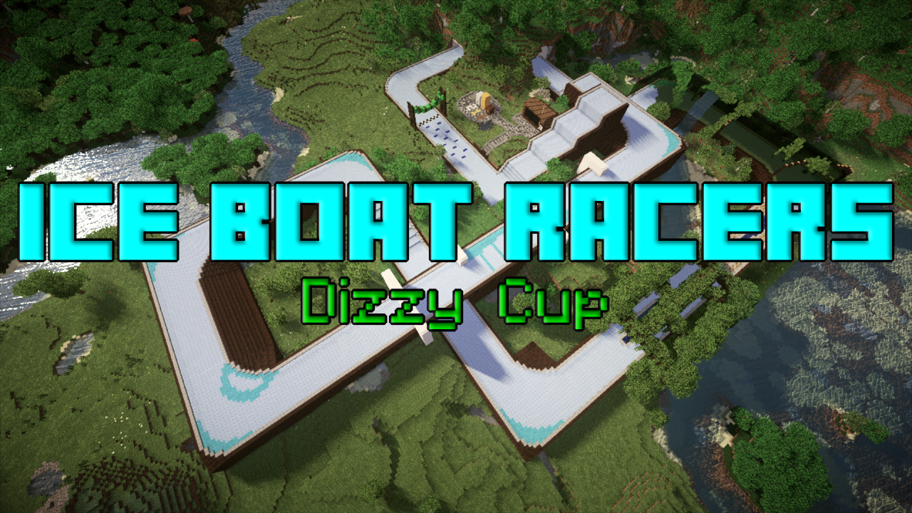 Ice Boat Racers : Dizzy Cup Minecraft Map