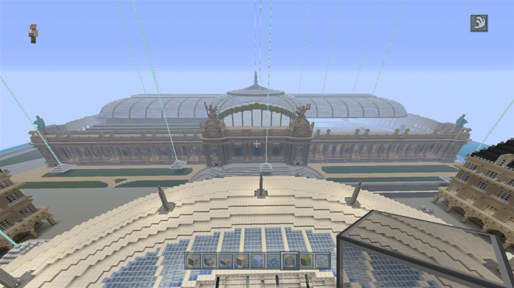 Grand Palais Paris Minecraft Map