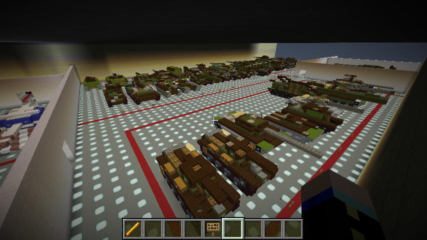 In side my tank museum (So far) Minecraft Map