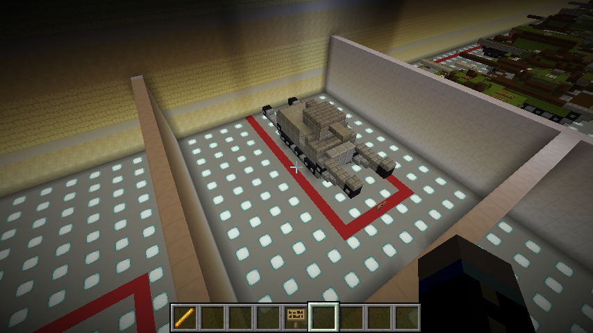In side my tank museum (So far) Minecraft Map